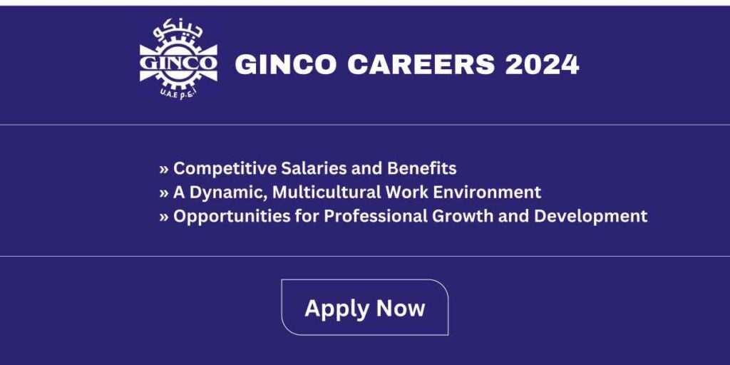 Ginco General Contracting Jobs 2025 | Urgent Vacancies In Dubai ...