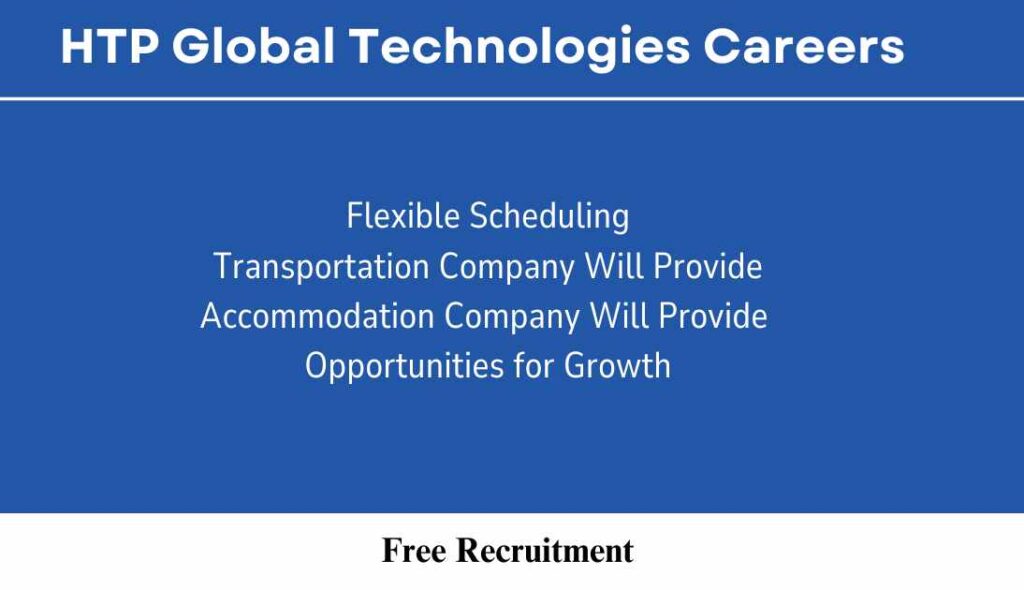 HTP Global Technologies Careers | Dubai Urgent Vacancies 2024