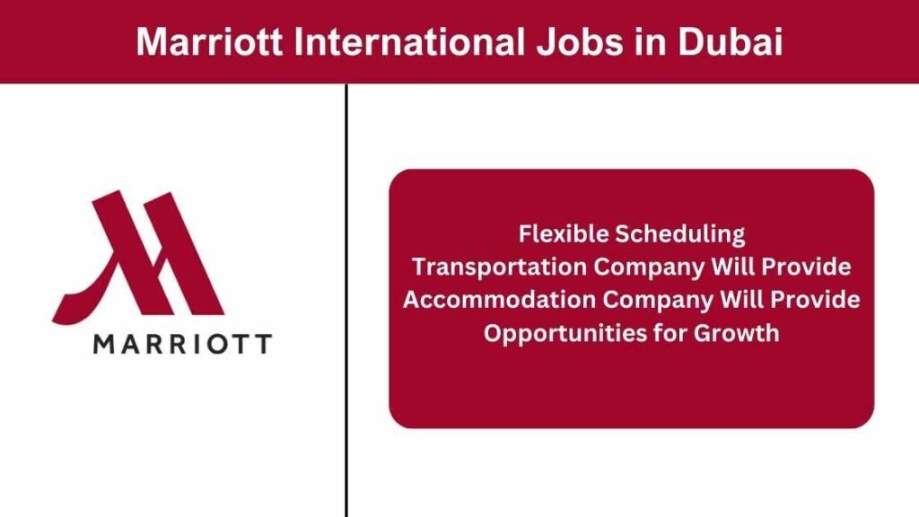 Marriott International Jobs - Urgent Vacancies (2025)